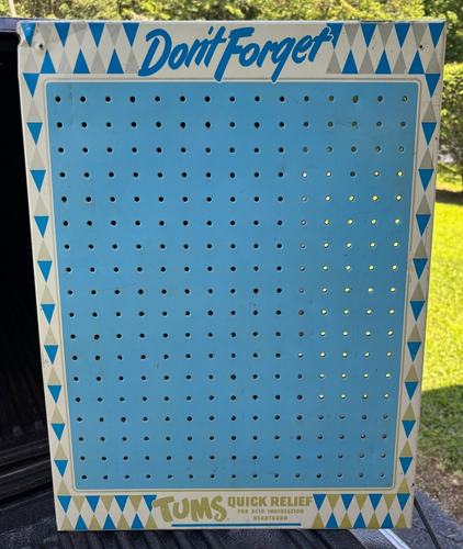 Vintage - Tums Acid Relief - Medicine - Metal Advertising Sign Store ...