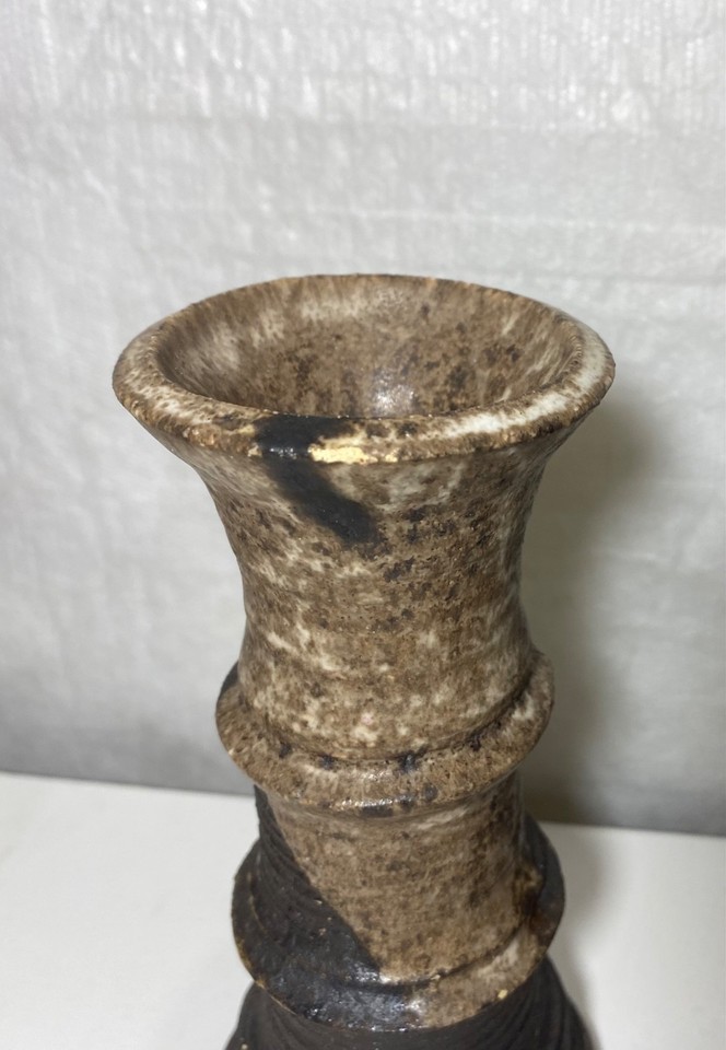 McCarty Mississippi Pottery EARLY STUDIO CANDLESTICK PRALINES & CREAM 6 ...