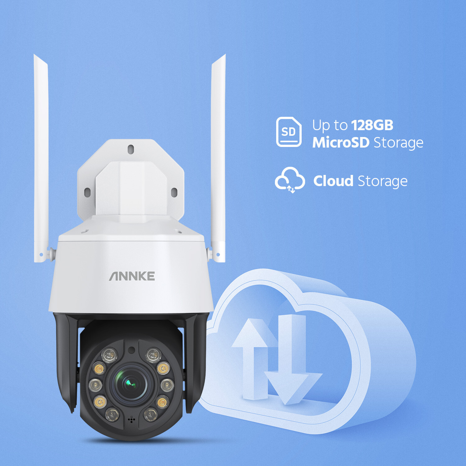 ANNKE 5MP PTZ Wireless Security Camera 20X Optical Zoom Two-Way Talk ...