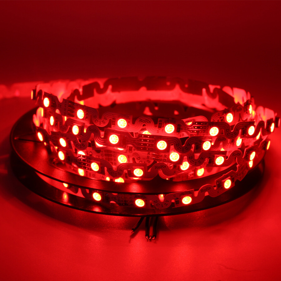5m S Shape Bendable Foldable LED Strip Tape for Neon/Signs/TV 5050 ...