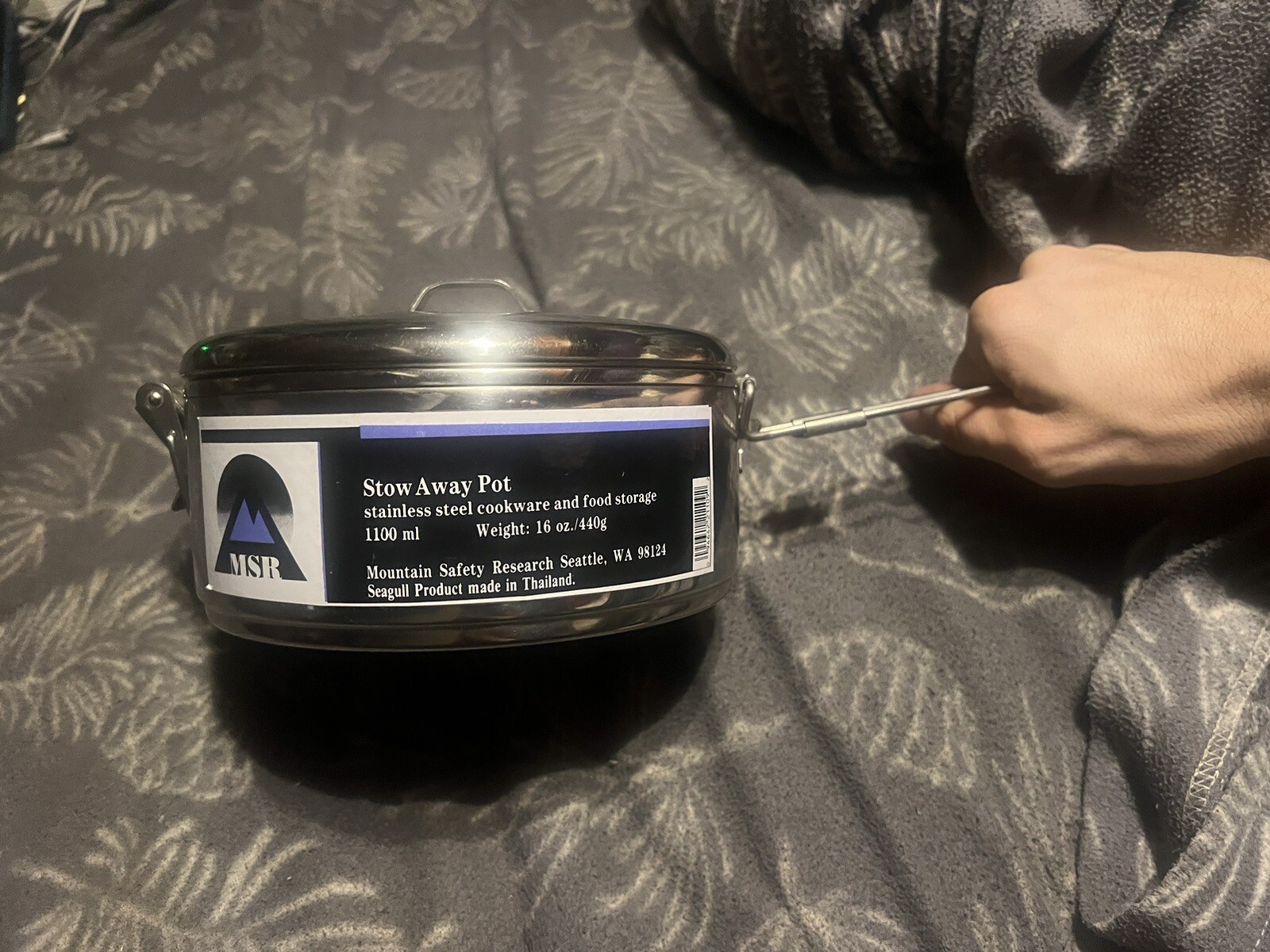 MSR Alpine 1.1l Stowaway Cooking Pot 37oz for sale online | eBay