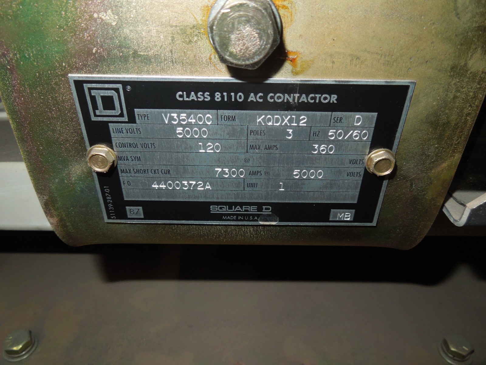 Square D Iso-Flex Class 8198 AC Controller Model 3 Type RA42 800HP 200A ...