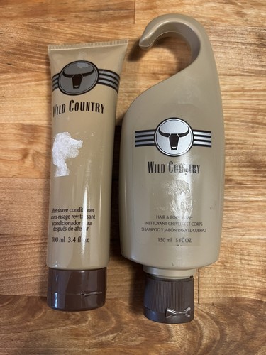 Avon Wild Country Mens After Shave Conditioner & Hair & Body Wash | eBay