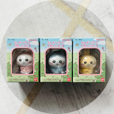 Chiikawa Chikawa Rabbit Usagi Hachiware Kawaii Figure Set of 3 2024 4 ...