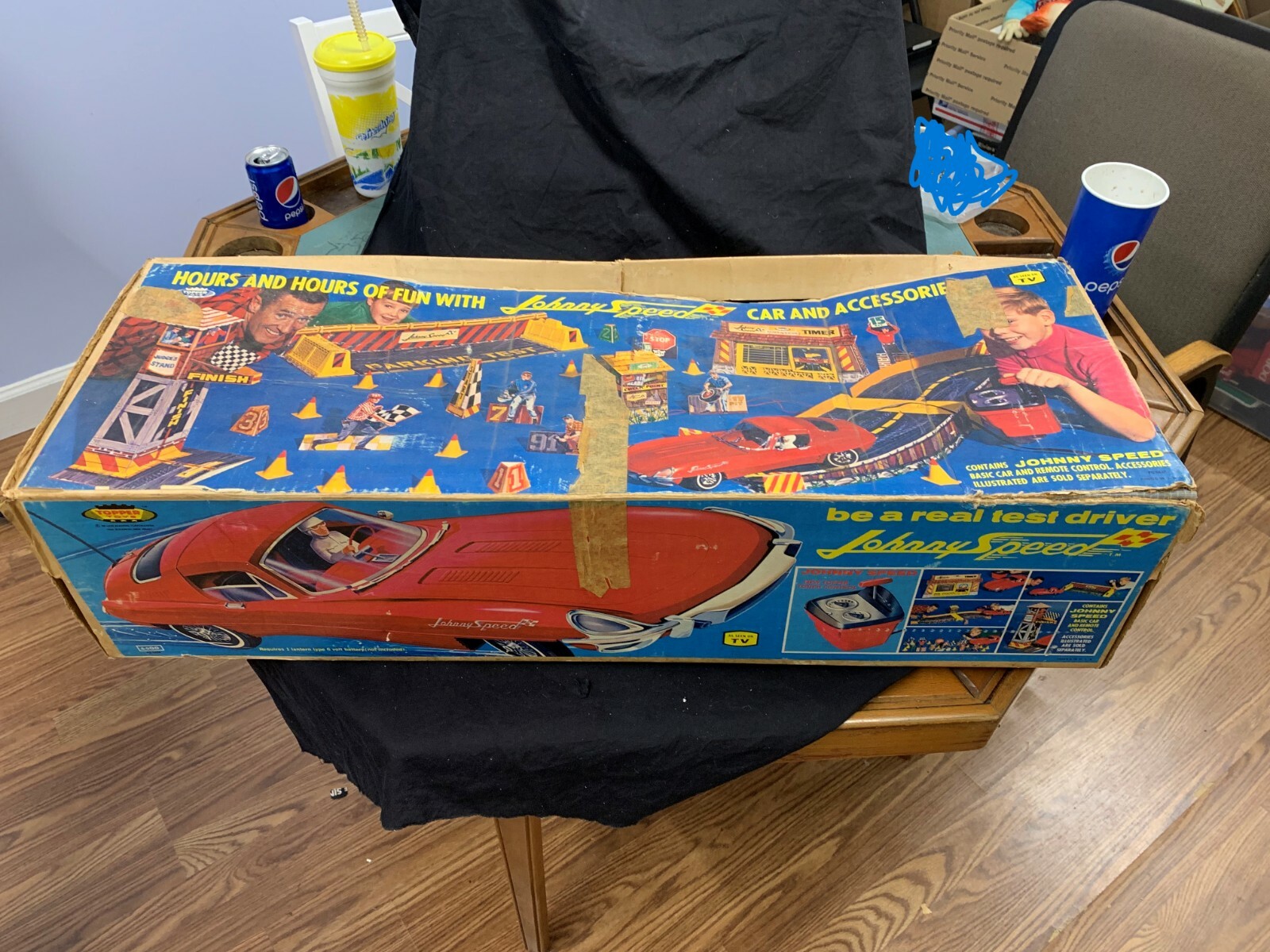 Vintage Topper Toys Johnny Speed Large Scale Remote Control Car in ...