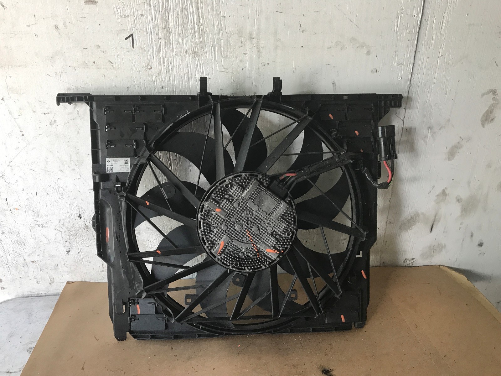 BMW OEM F01 F10 550 650 750 N63 ENGINE TWIN TURBO RADIATOR ELECTRIC ...