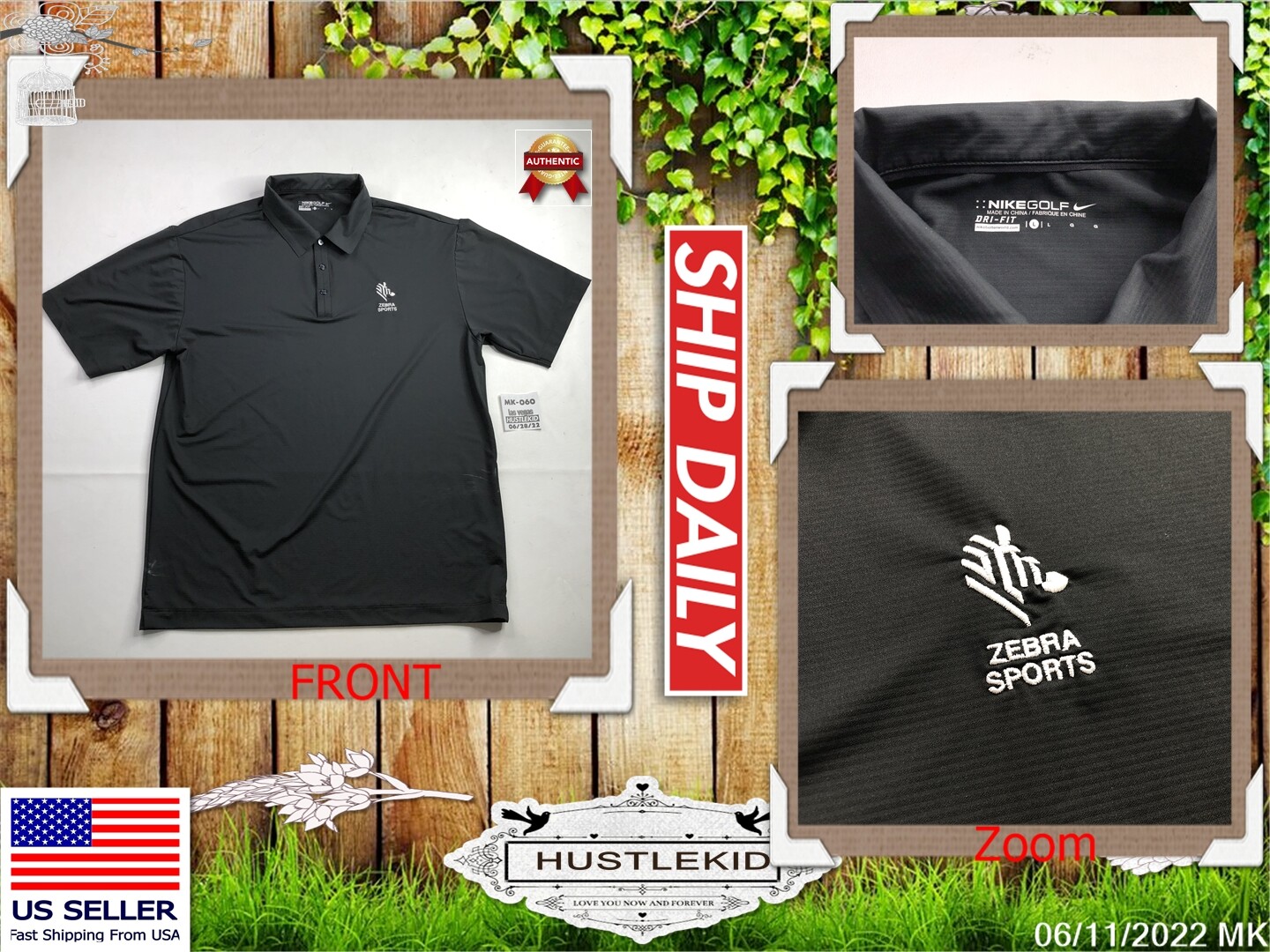 Official Zebra Sports Employee Work Uniform Men Nike … - Gem