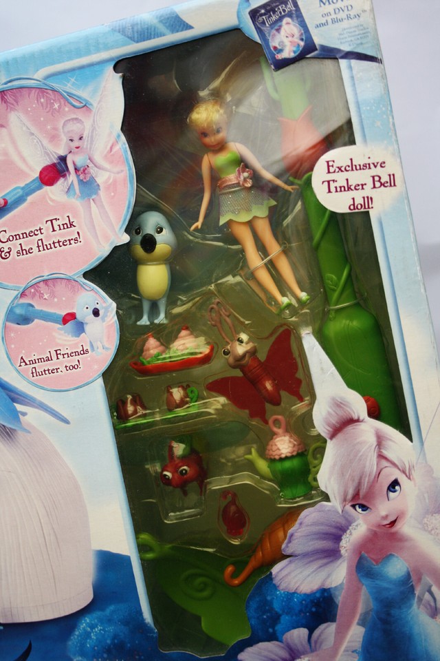 RARE 2008 DISNEY FAIRIES TINKERBELL TINK & FRIENDS TAKE FLIGHT PLAYSET ...