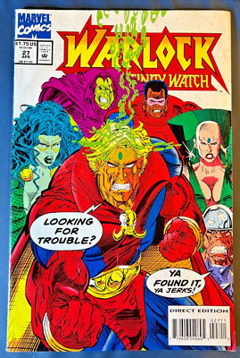 WARLOCK INFINITY WATCH #27 April 1994 Avengers vs Infinity Watch Marvel ...