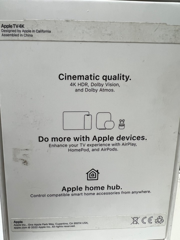 Apple tv 4k 64GB Wi-Fi MN873LL/A black _ A2737 194253097716| eBay