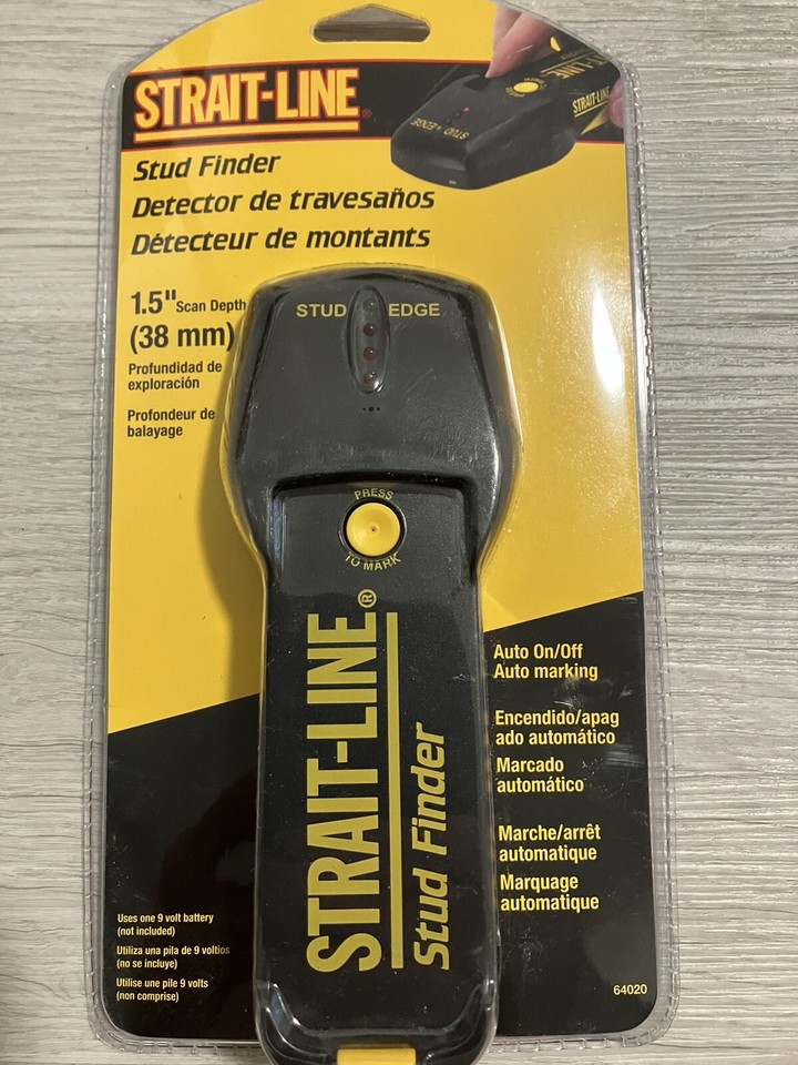 Strait-Line Stud Finder 64020 1 1/2” scan Depth New In Package | eBay