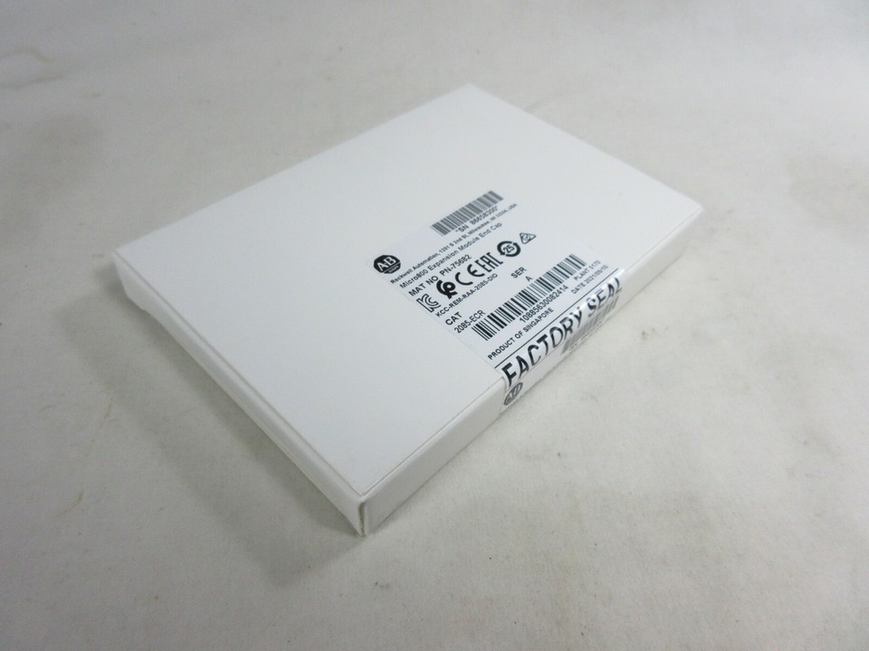 Allen Bradley 2085-ECR Micro800 Expansion Module End Cap 2085-ECR In ...