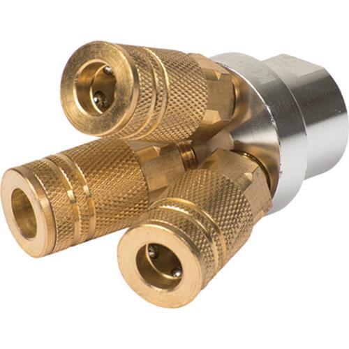 3 Way Triple Quick Fitting Snap Disconnect Coupler Connector Set for ...