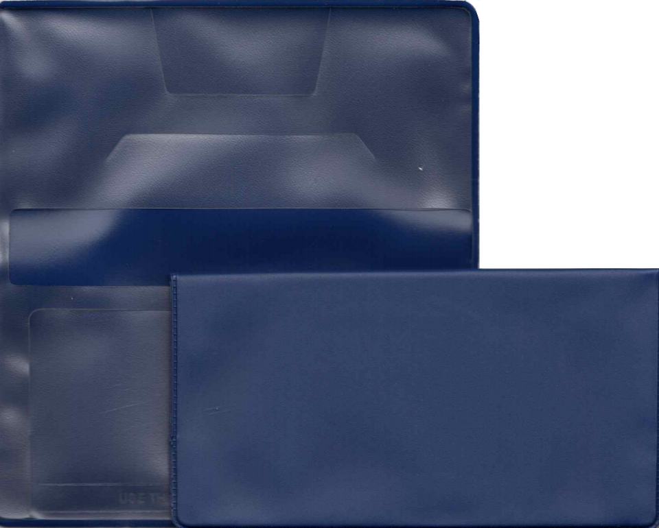 5 Checkbook Registers with 1 Vinyl Checkbook Cover for Top Tear Checks ...