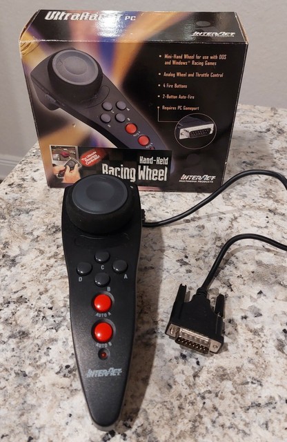 UltraRacer PC Racing Controller Game Pad (InterAct 00284-30-7) Analog ...