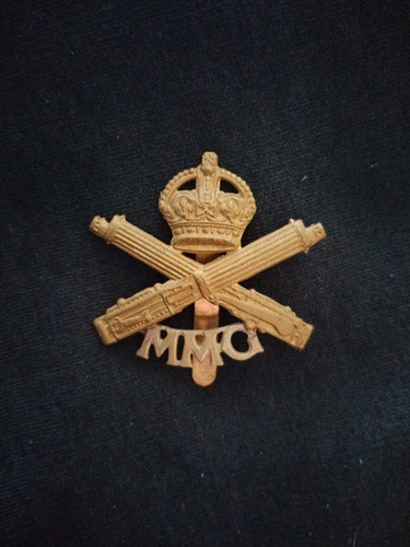 WW1 Motor Machine Gun Corps MMG Cap Badge Crimp Marked Slider | eBay