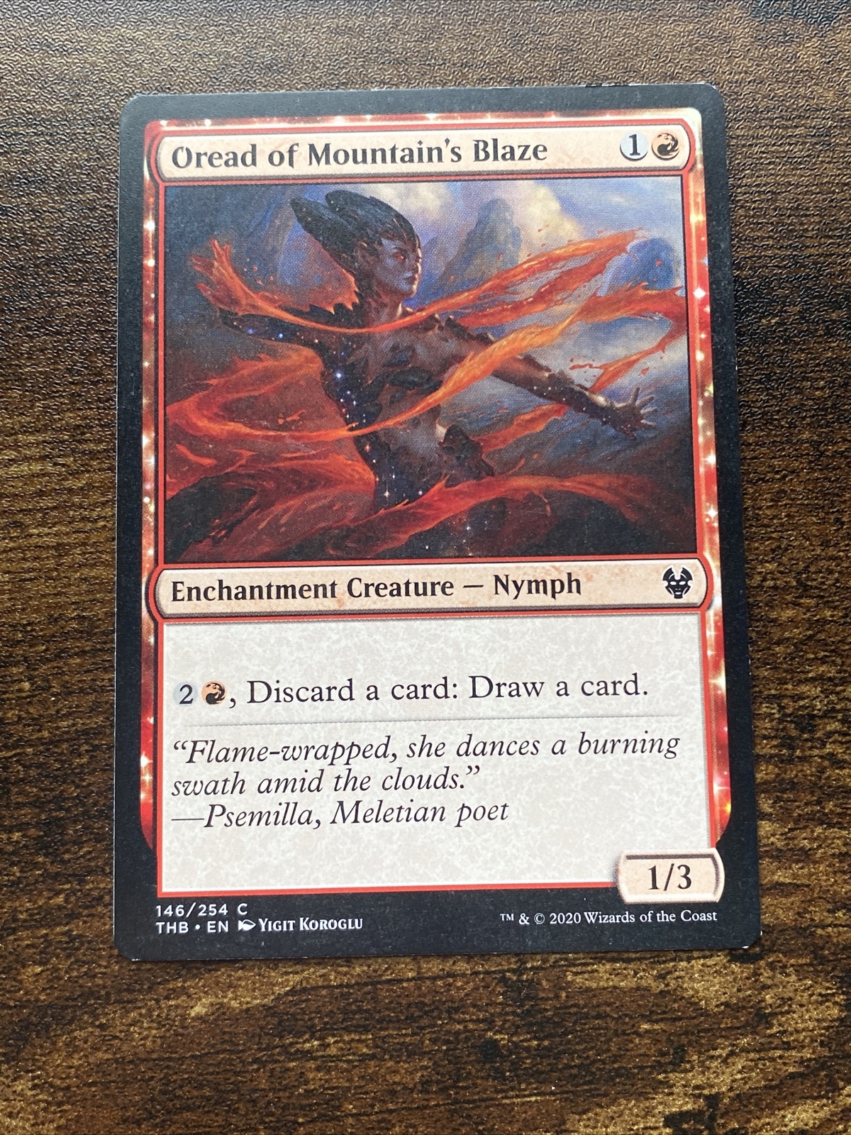 Oread of Mountain's Blaze (146) Theros Beyond Death MTG Magic D5783* | eBay