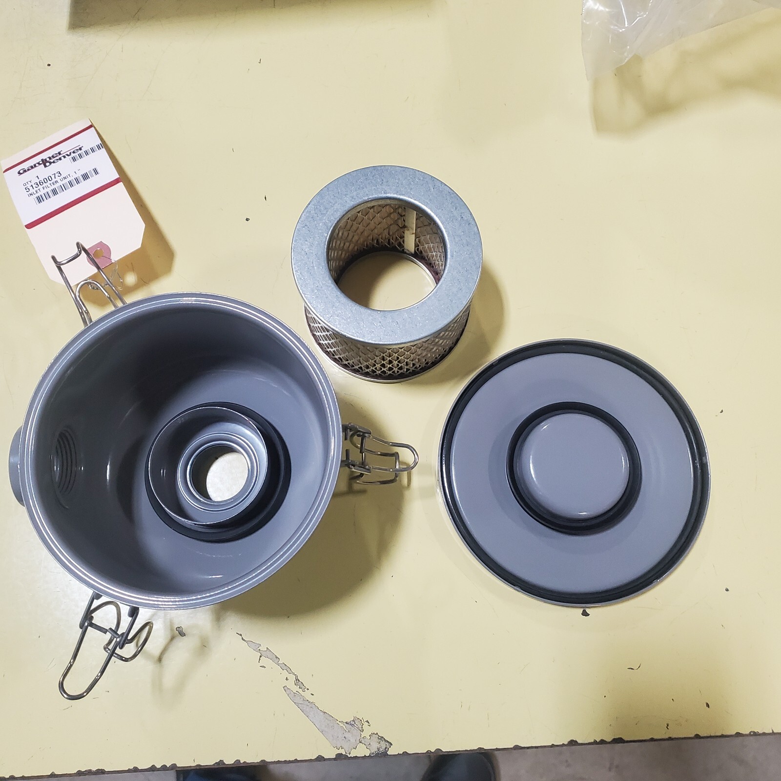 Gardner Denver Elmo Rietschle 51360073 Inlet Filter Assembly 1" | eBay