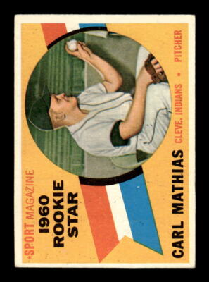 1960 Topps Baseball #139 Carl Mathias RC Cleveland Indians | eBay