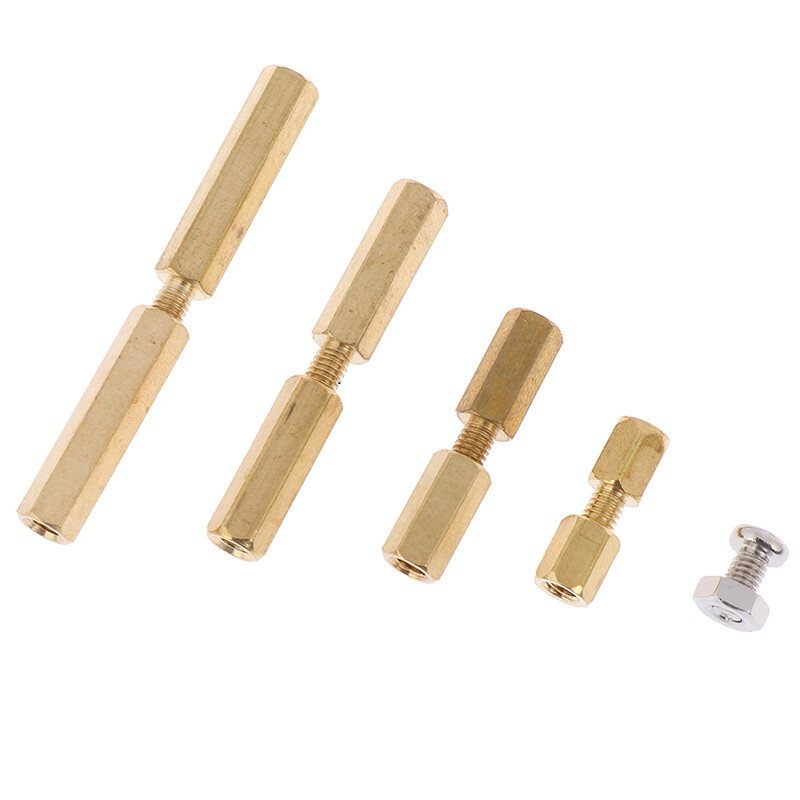 120Pcs M3 Male Female Brass Standoff Spacer PCB Board Hex Screws Nut S ...