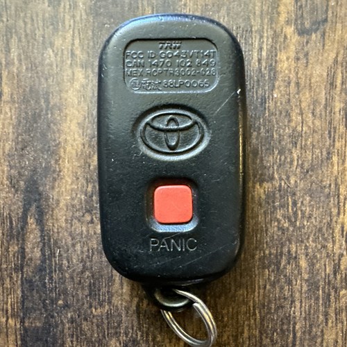 OEM TOYOTA CAMRY SOLARA KEYLESS REMOTE ENTRY KEY FOB ALARM GQ43VT14T ...