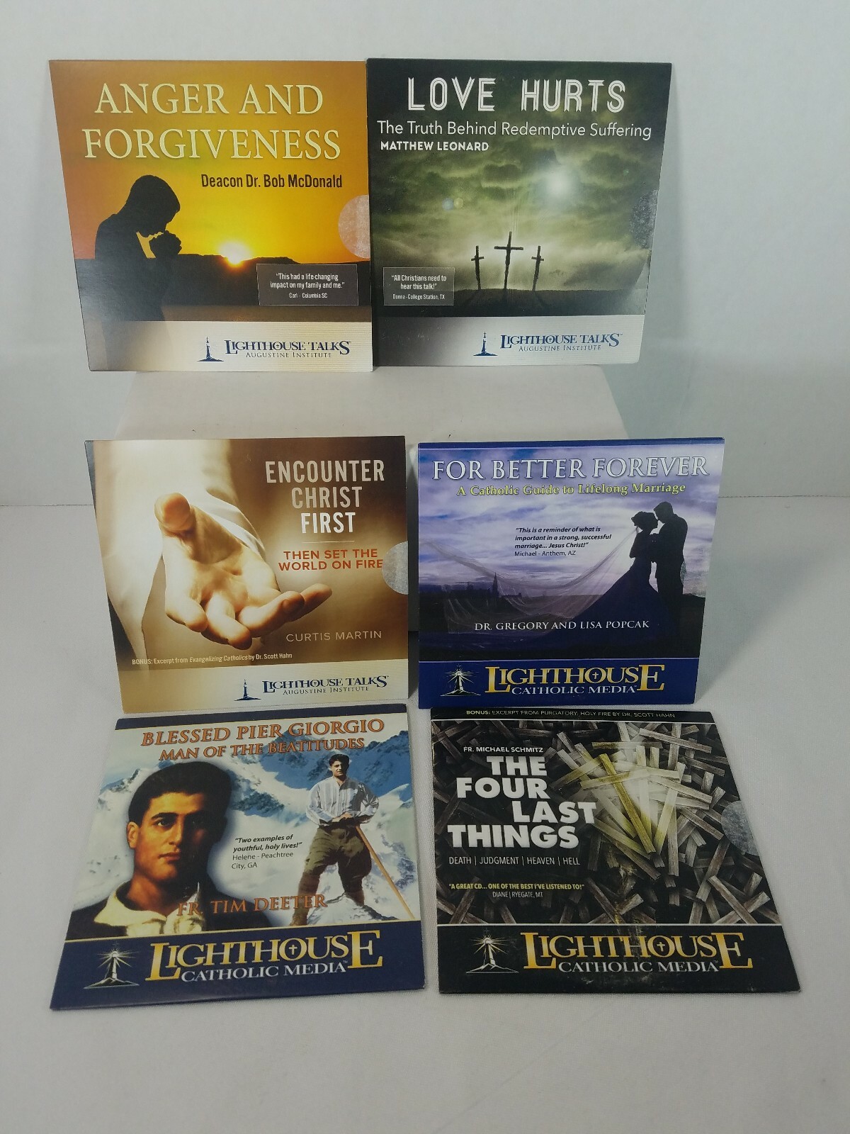 Lot of 10 new Catholic, Augustine Lighthouse Media CDs Religious Media ...