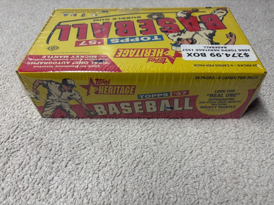 2006 Topps Heritage 1957 Hobby Baseball (MLB) Card Set - Factory Sealed ...