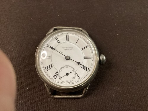 Unusual 6 Size Wire Lug Trench Watch New York Standard For Restoration ...