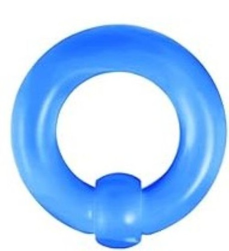 0g 7/8 Secure fit Ball Acrylic Captive Prince Albert Lightweight Blue ...