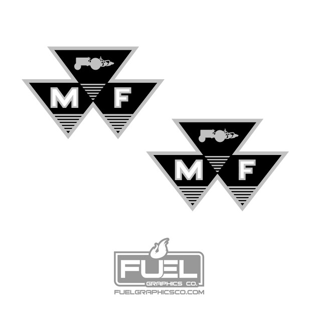 Massey Ferguson Premium Vinyl Decal 2-Pack - Agricultural Equipment ...