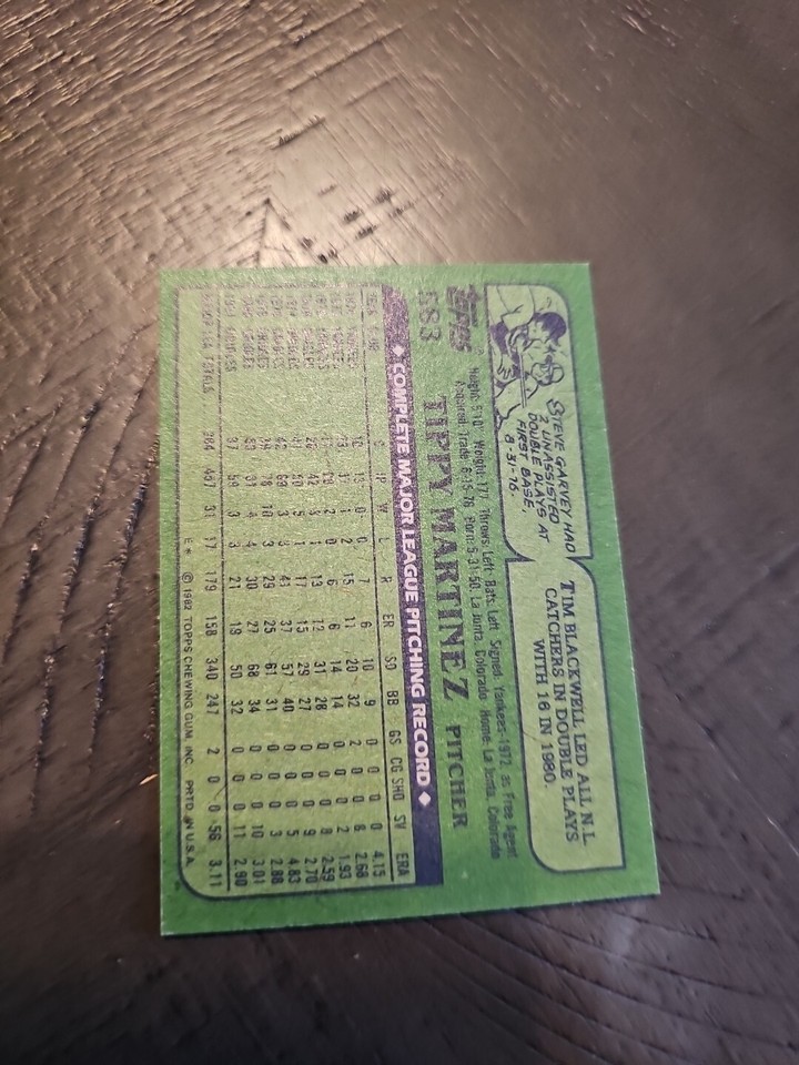 1982 Topps - #583 Tippy Martinez Baltimore ORIOLES Pitcher | eBay