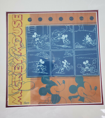 Disney Mickey Costa Alavezos 18”x14” Art Print New Mr Slicker & the Egg ...