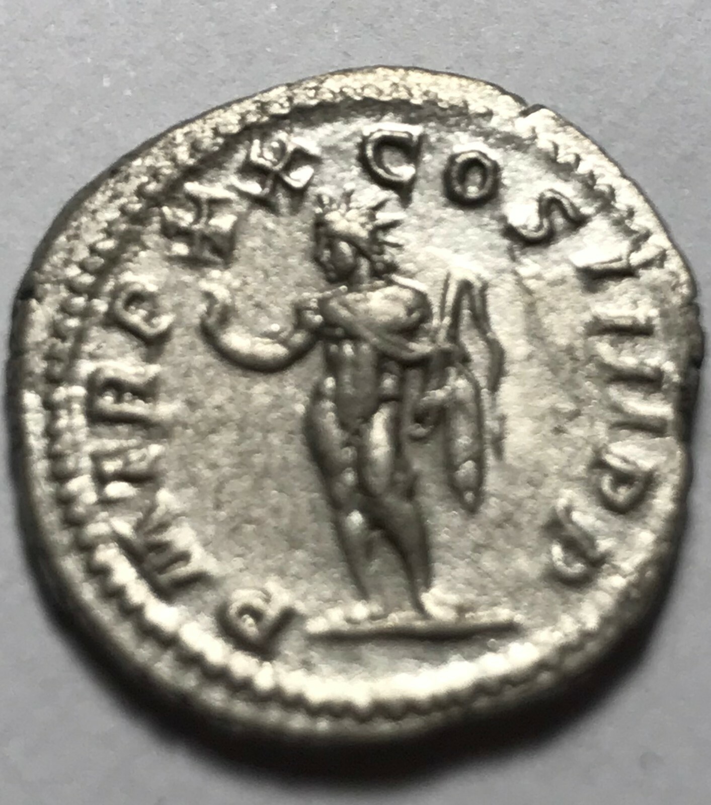 Rare original Ancient Roman silver Coin antoninianus Caracalla Sol/EF ...