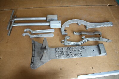 Lot of 8 vintage fire fighting tools Akron Harrington year 1925 | eBay