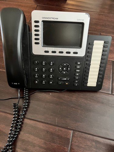 Grandstream GXP2160 6 Line Enterprise HD VoIP Phone w/ Stand & Power ...