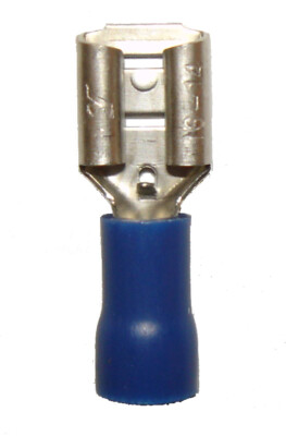 100 FEMALE QUICK DISCONNECTS WIRE CONNECTORS 14-16 AWG ELECTRICAL ...