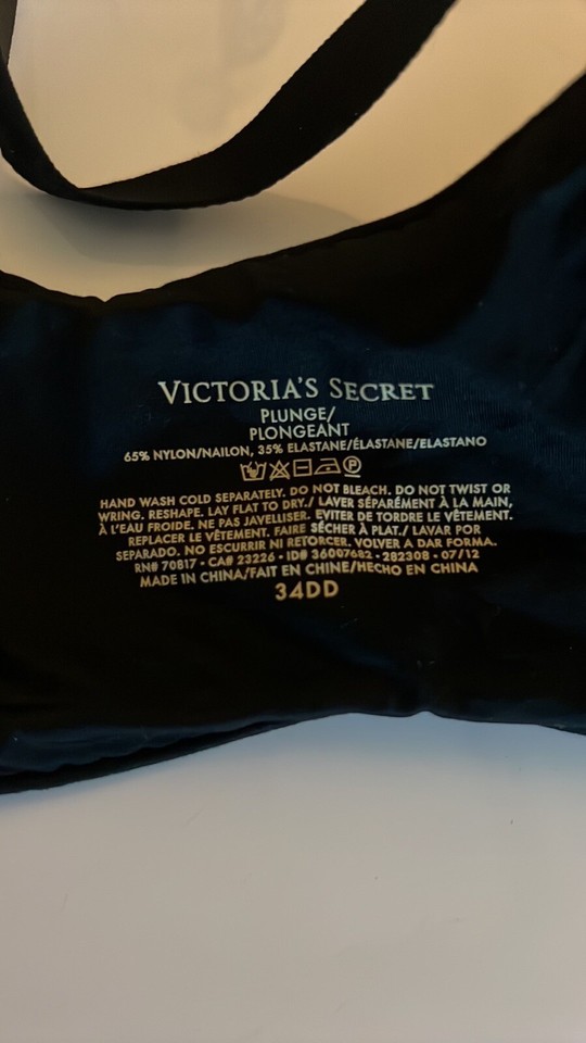 Victoria’s Secret Plunge/Plongeant bra size 34DD | eBay