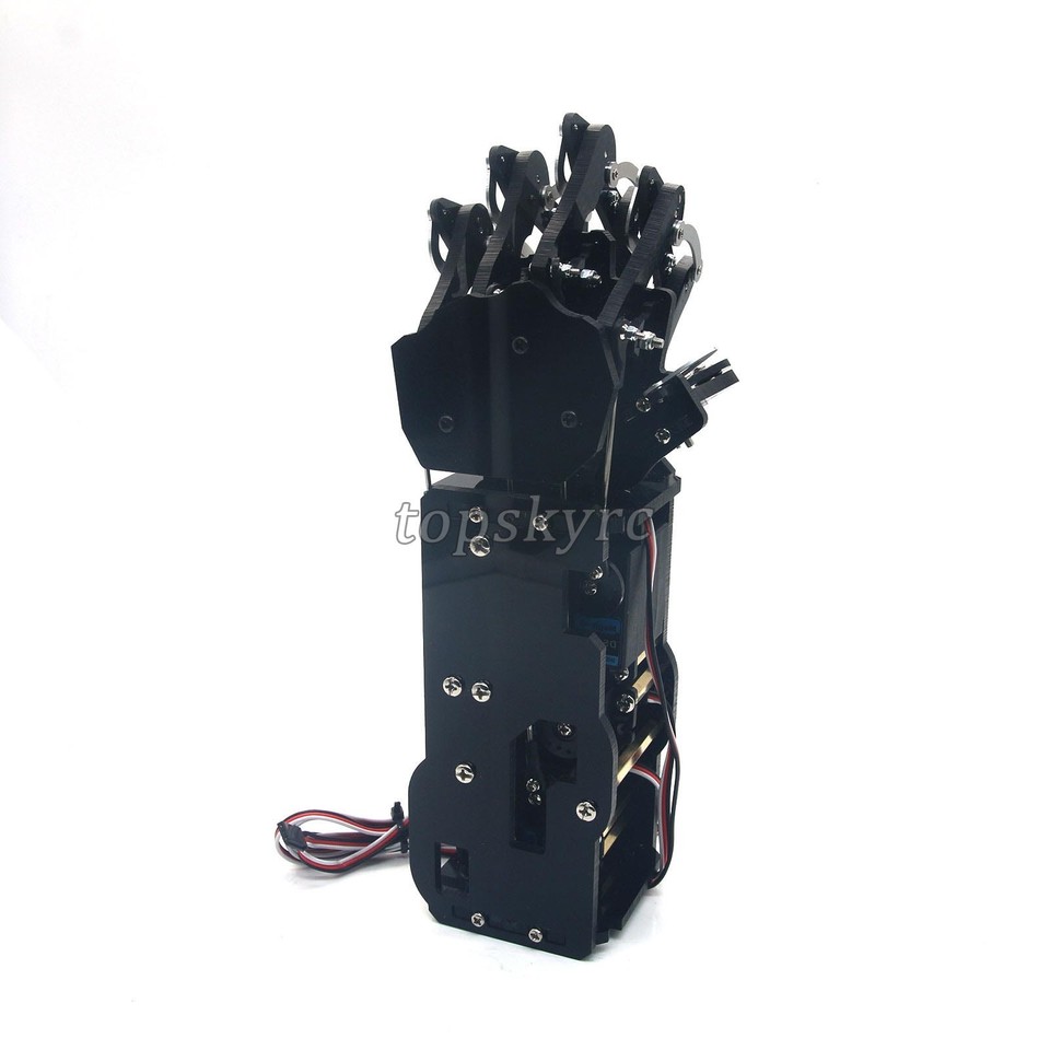 Robot Mechanical Arm Claw Humanoid Left Hand with Servos for Robotics ...