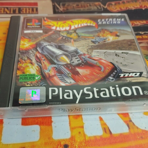 Hot Wheels Extreme Racers (1999) Playstation (CD, Manual, Box) classic ...