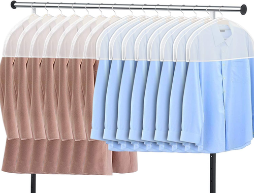 Shoulder Covers for Clothes (Set of 15) Breathable Garment Dust Covers ...