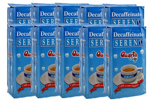 QUARTA Café Sereno Décaféiné Moulu 250 G Aroma Douce Et Agréable 10 ...