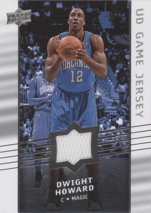 2008-09 Upper Deck - Ud Game Jersey Dwight Howard #GA-DH (MEM) for sale ...