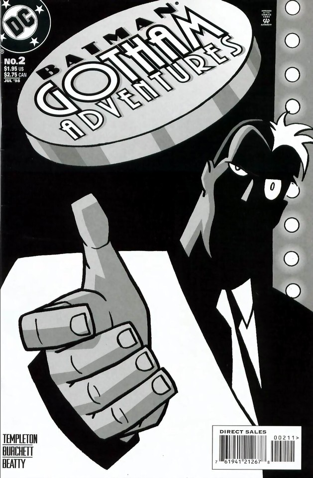 RICK BURCHETT SIGNED 1998 BATMAN & BATGIRL IN ACTION ORIGINAL ART! FREE ...