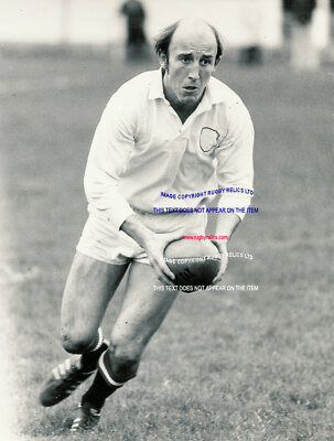 JACKO PAGE NORTHAMPTON & ENGLAND RUGBY PHOTOGRAPH 10" x 8" (25cm x 20cm ...
