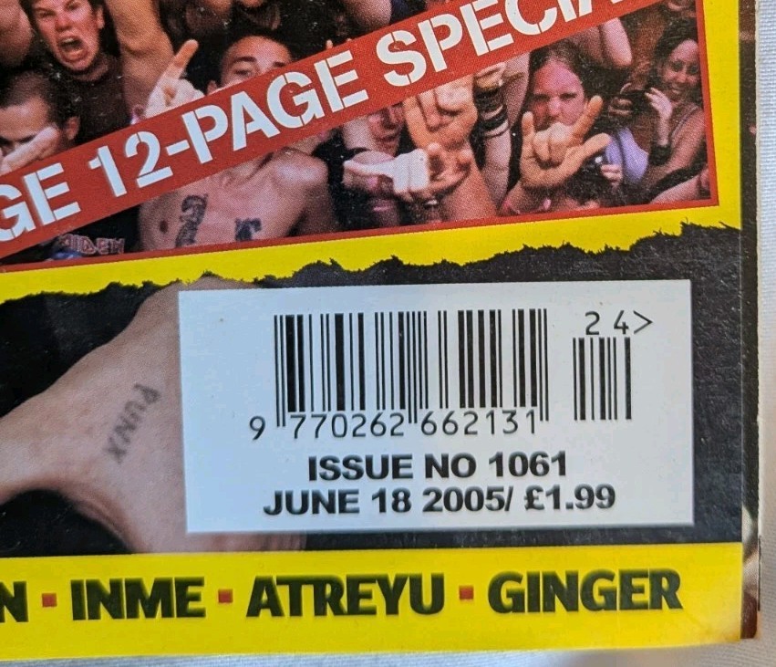Kerrang Magazine Green Day Collectable June 2005 Issue 1061 Download ...