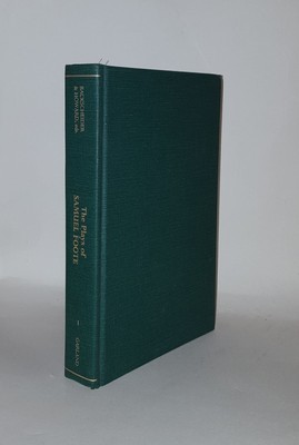 BACKSCHEIDER Paula R FOOTE / PLAYS OF SAMUEL FOOTE Volume I Eighteenth ...