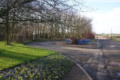 Photo A3 Turning circle on Barley Cop Lane Lancaster This is the ...