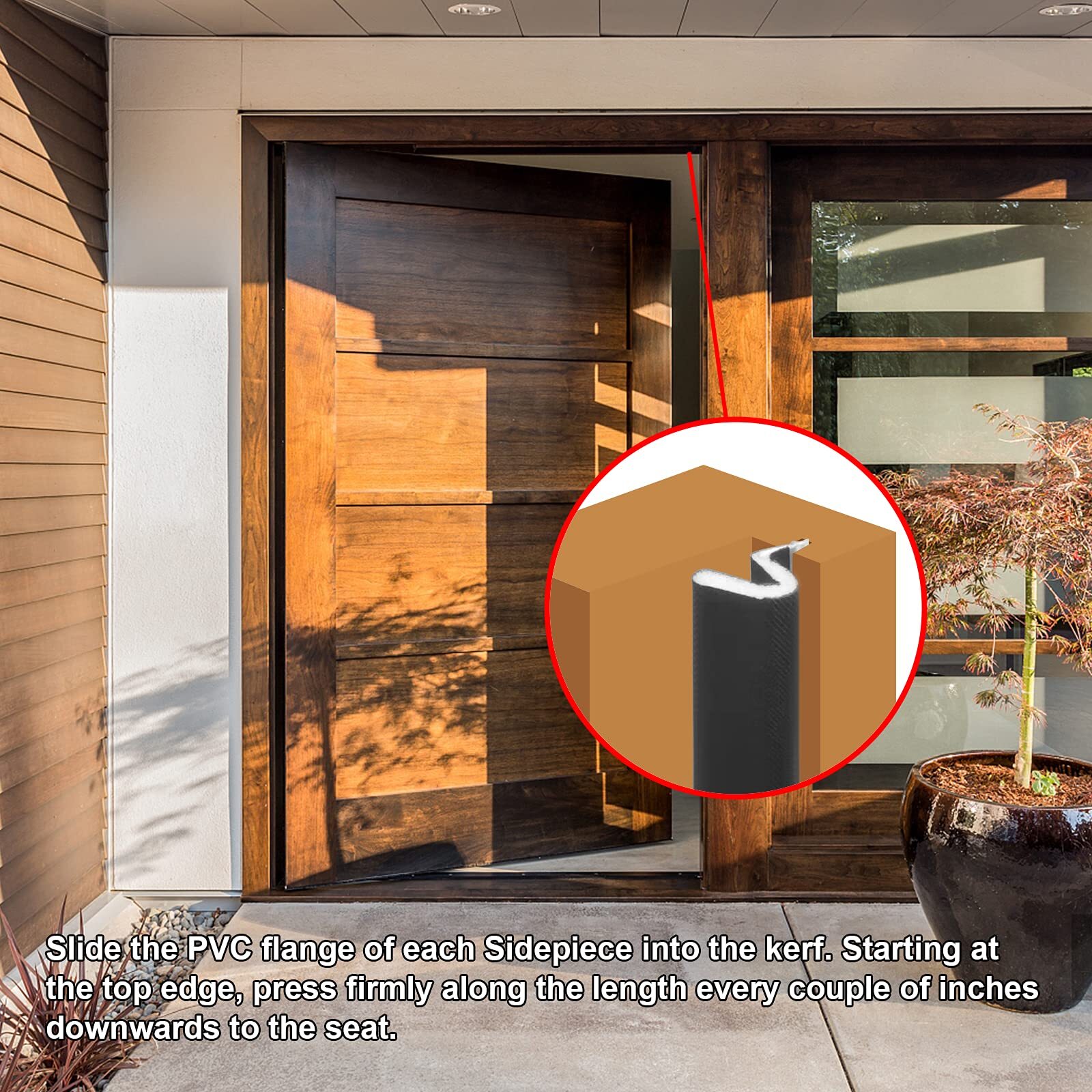 Weather Stripping Door Seal Self-Adhesive Door Window Gap Sealing Strip ...