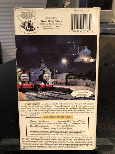 Thomas Friends - Thomas Gets Bumped (VHS, 1992) for sale online | eBay