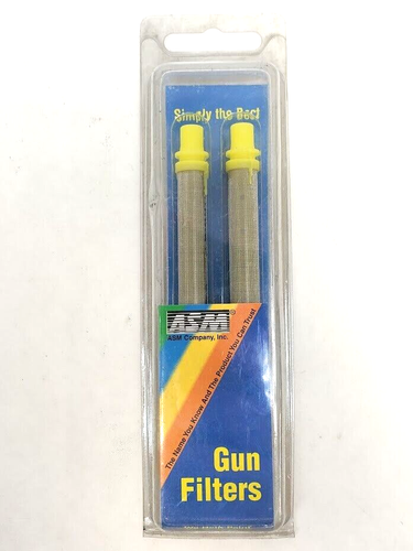 NEW PACK OF 2 FILTERS - ASM 4434-2 100 Yellow Fine Paint Gun Filter (HR ...
